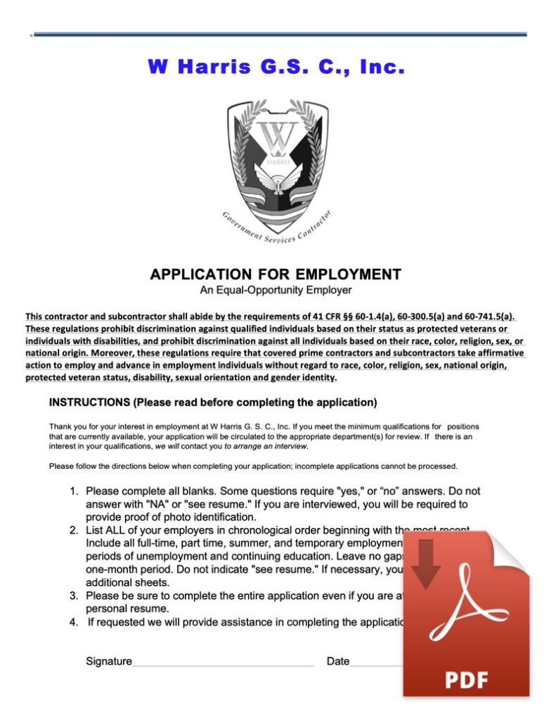 Careers – WHarrisGSC